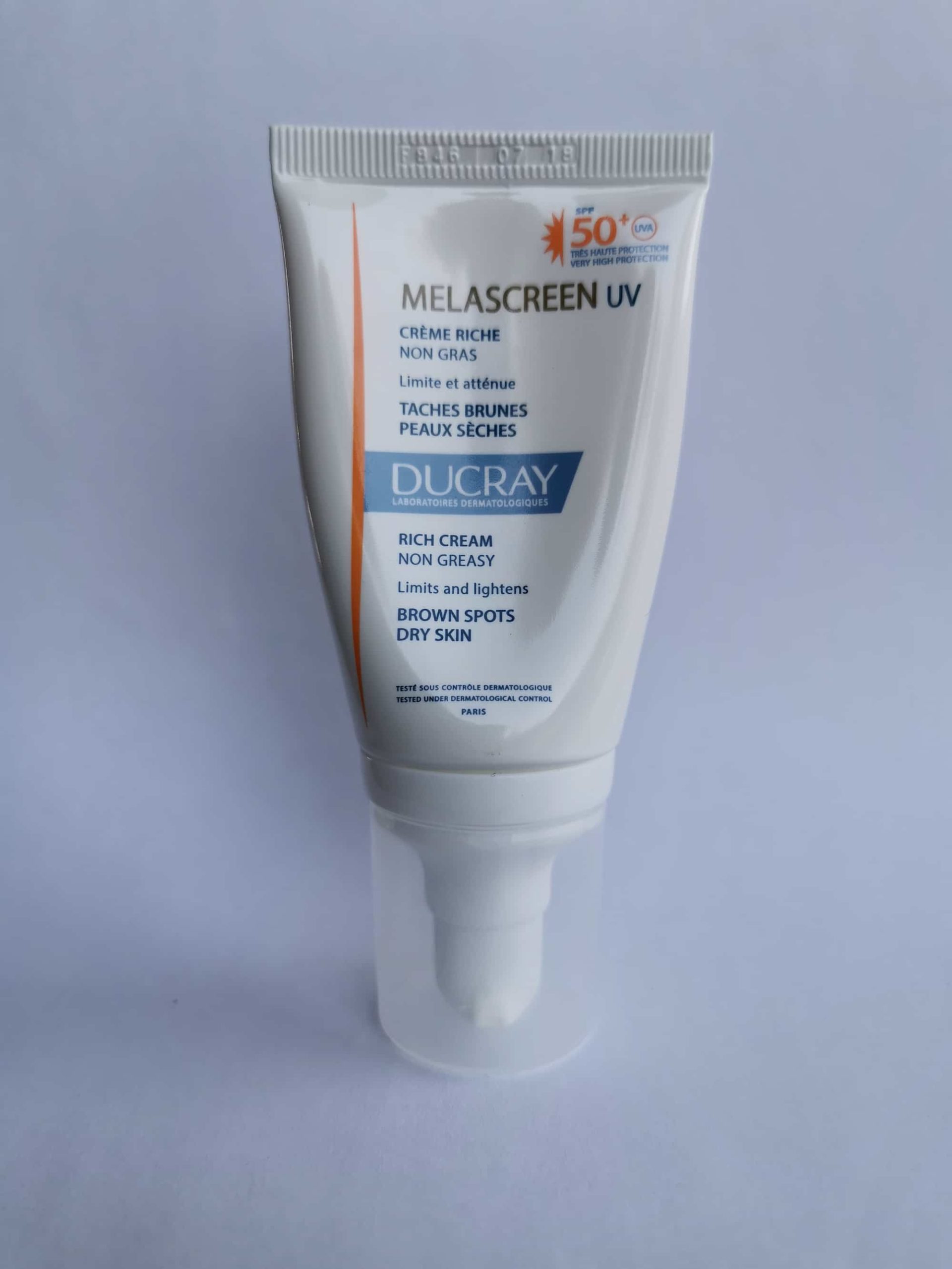 Ducray Melascreen UV light cream review - HealthWithFacts